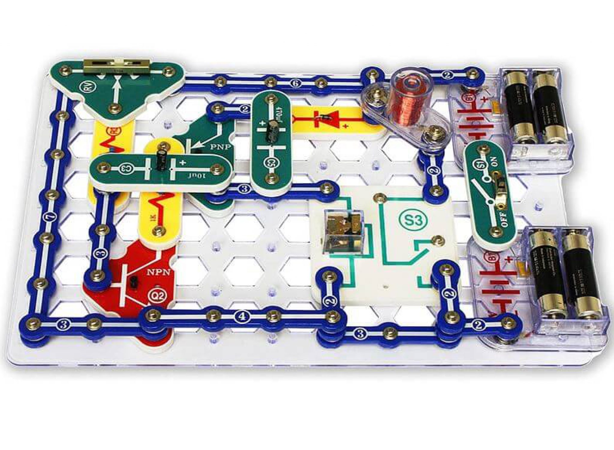 Snap Circuits Extreme SC-750 משחק חינוכי ללימוד אלקטרוניקה - אתר AliBuy